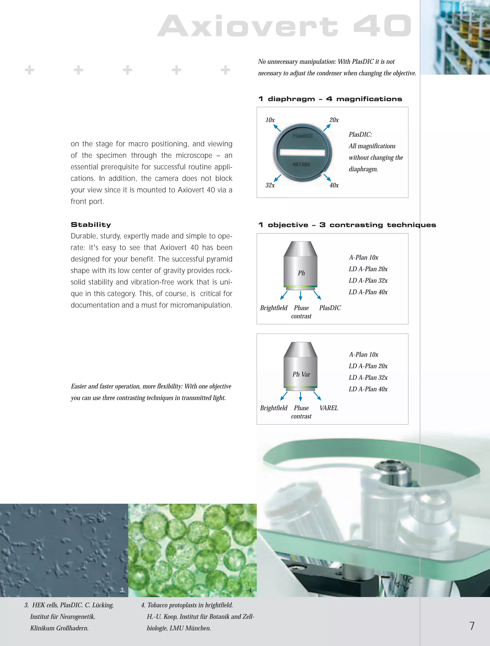 Zeiss axiovert 40 | PDF