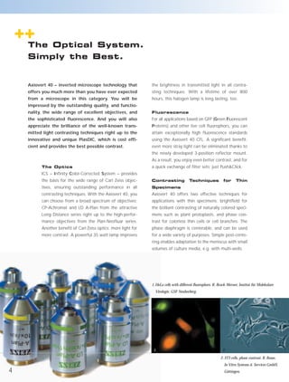 Zeiss axiovert 40 | PDF