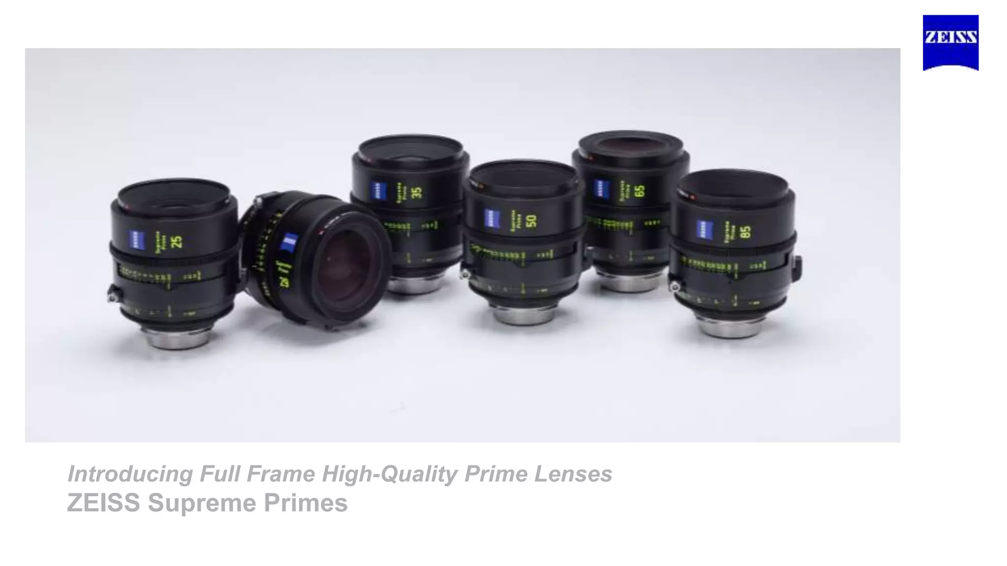 ZEISS Presentation - using Full Frame Camera & Lenses | PPTX