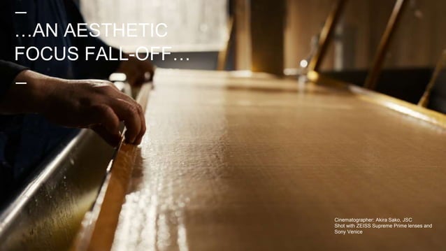 ZEISS Presentation - using Full Frame Camera & Lenses | PPTX