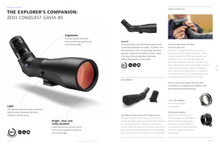 Hunting Catalog | Zeiss | Optics Trade | PDF