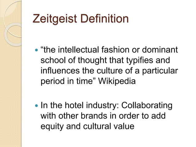 Zeitgeist mindset | PPT