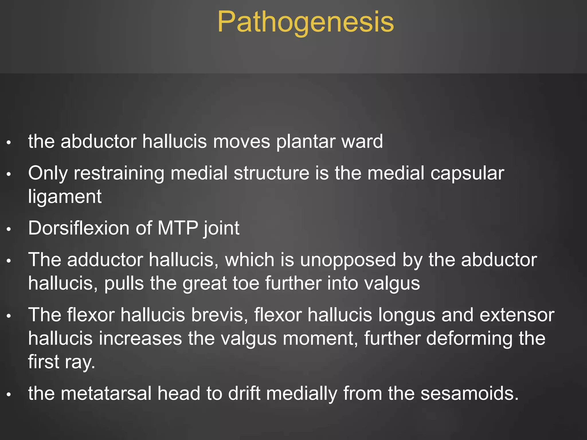 Hallux valgus | PPTX