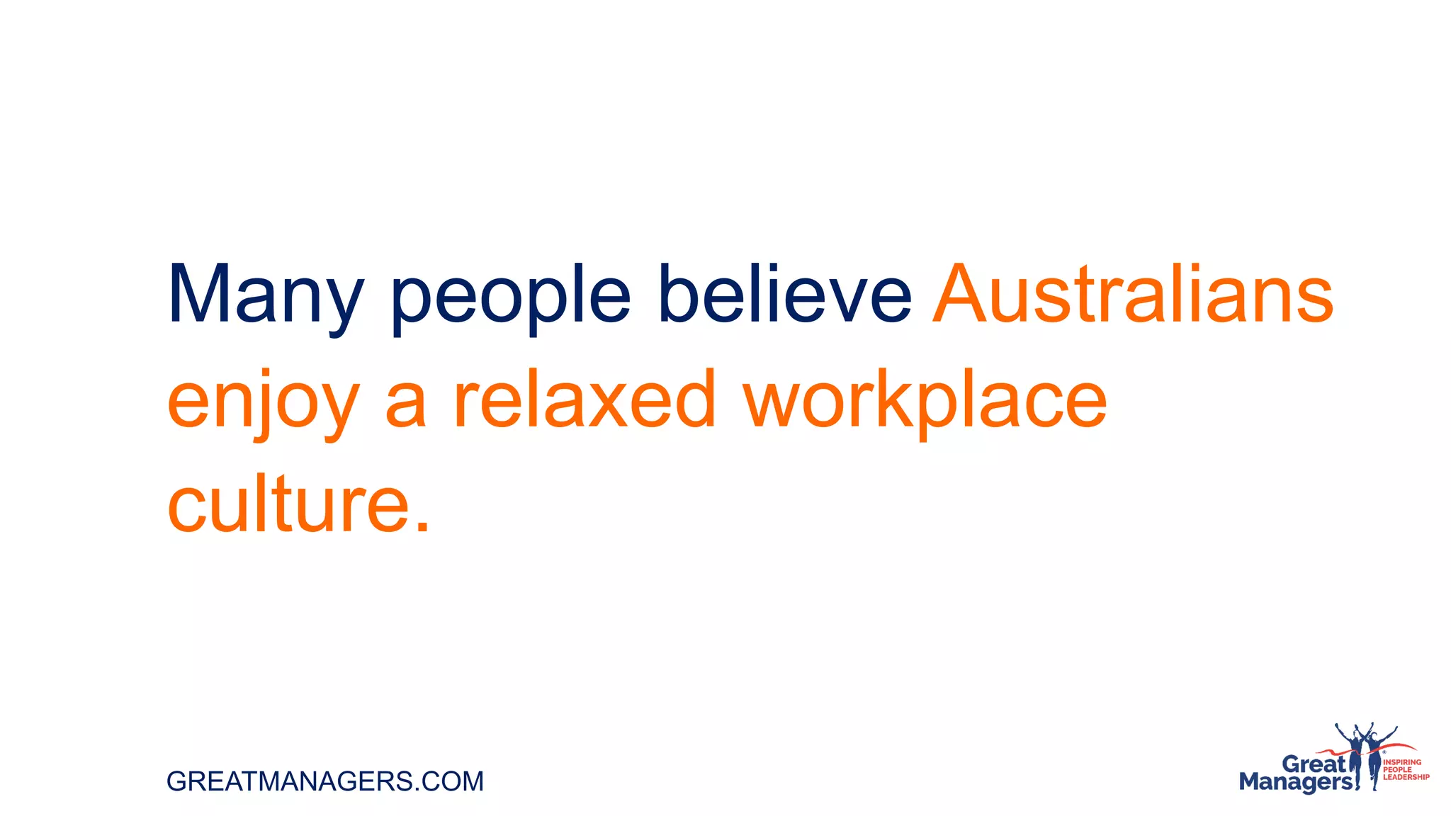 13 Surprising Aspects of Workplace Culture in Australia | PDF