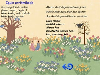 Zelan egin ipuin bat | PPT