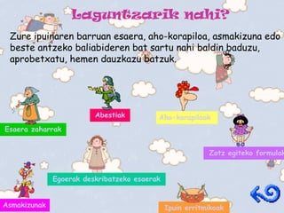 Zelan egin ipuin bat | PPT