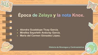 Época de José Santos Zelaya.pptx