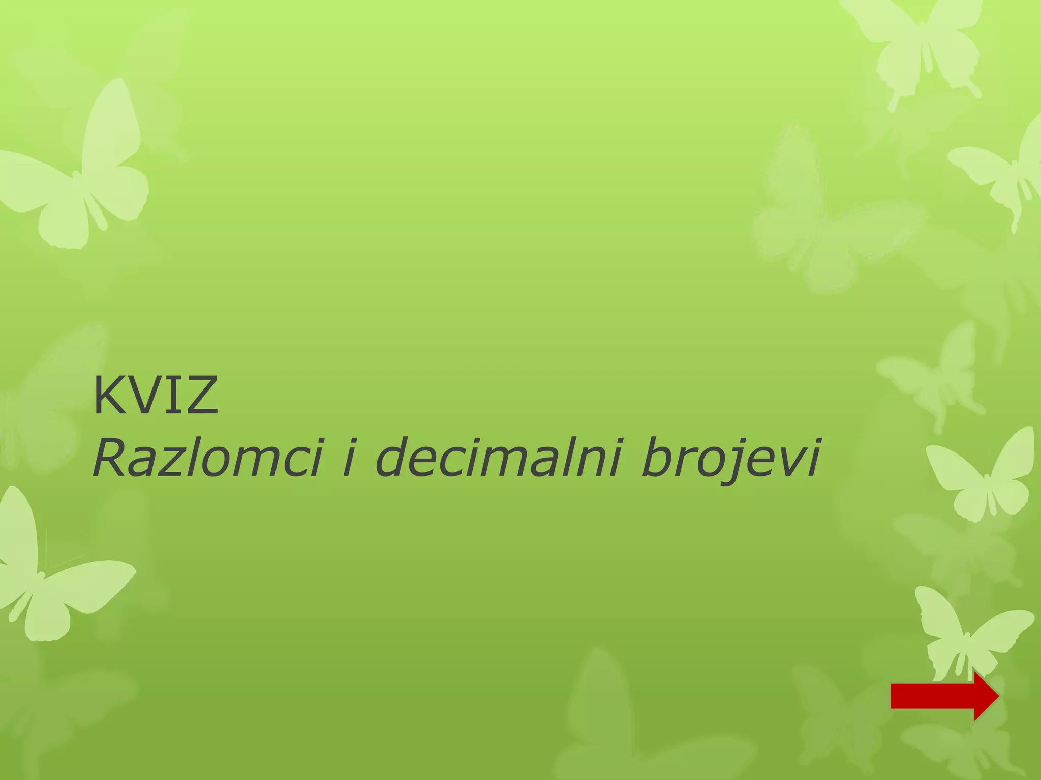 razlomci-kviz | PPSX