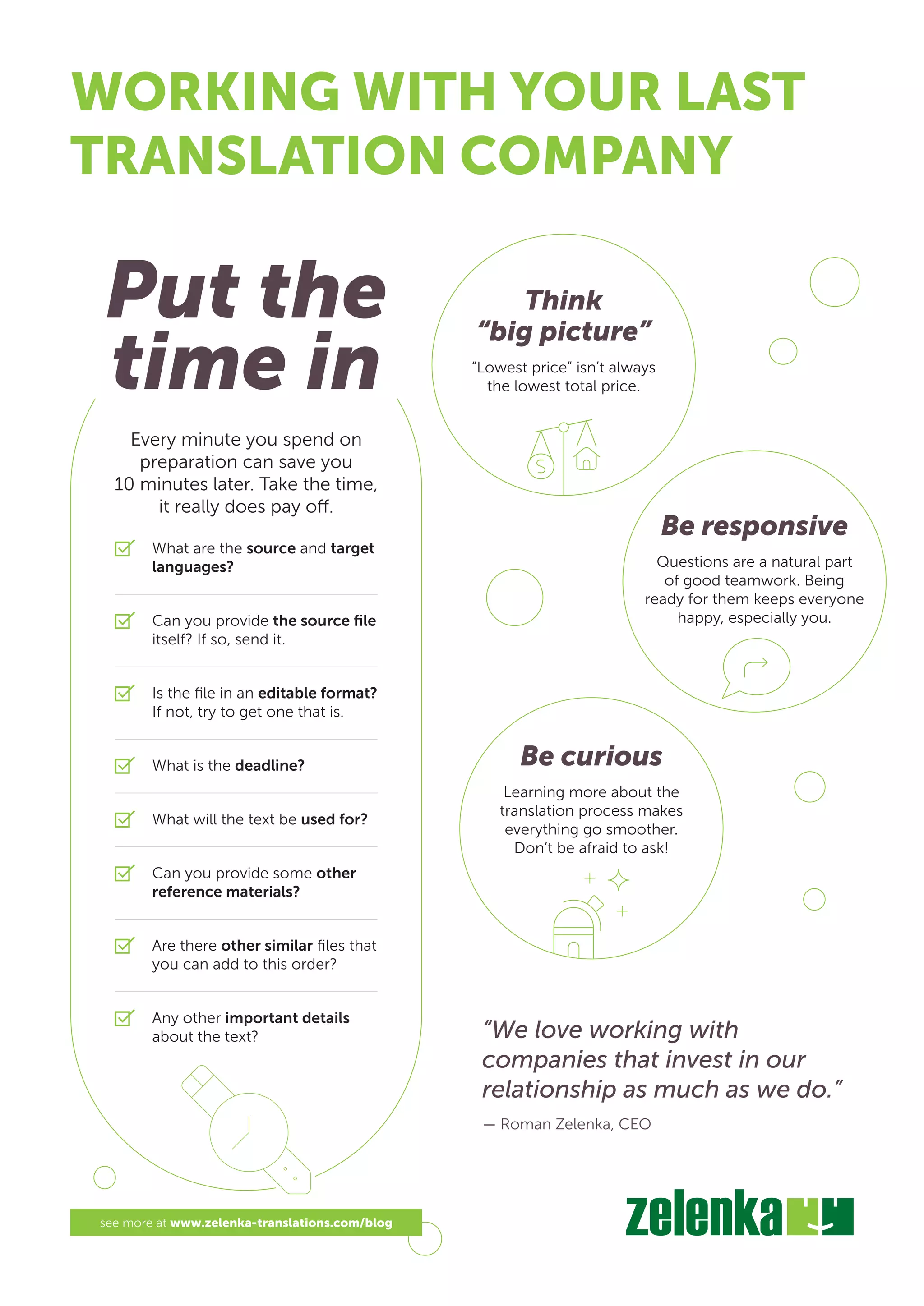 How to enjoy working with any translation company? | PDF