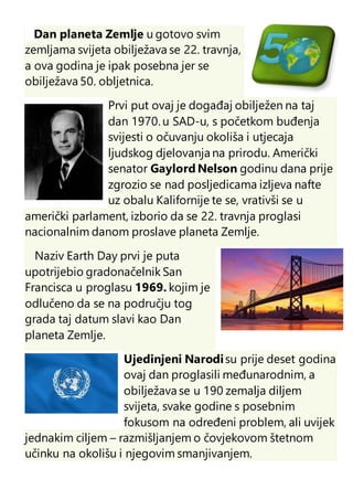 Zelen - san na Zemljin dan | PDF