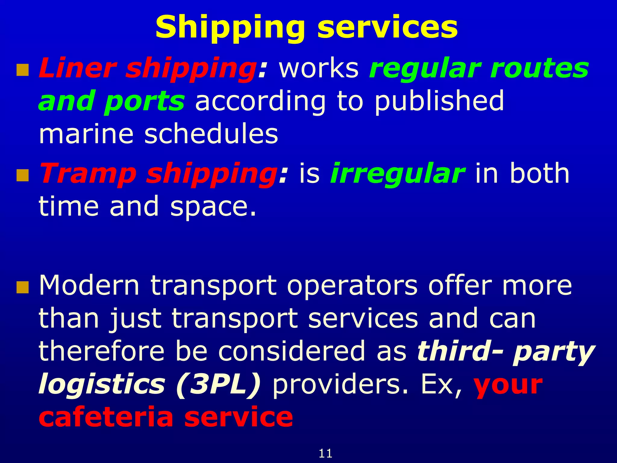 Port and Terminal Operations Management PPT | PPT | Cruises | Travel Type