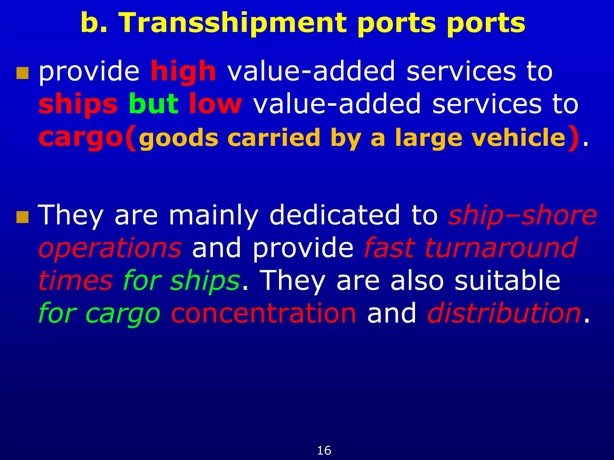 Port and Terminal Operations Management PPT | PPT
