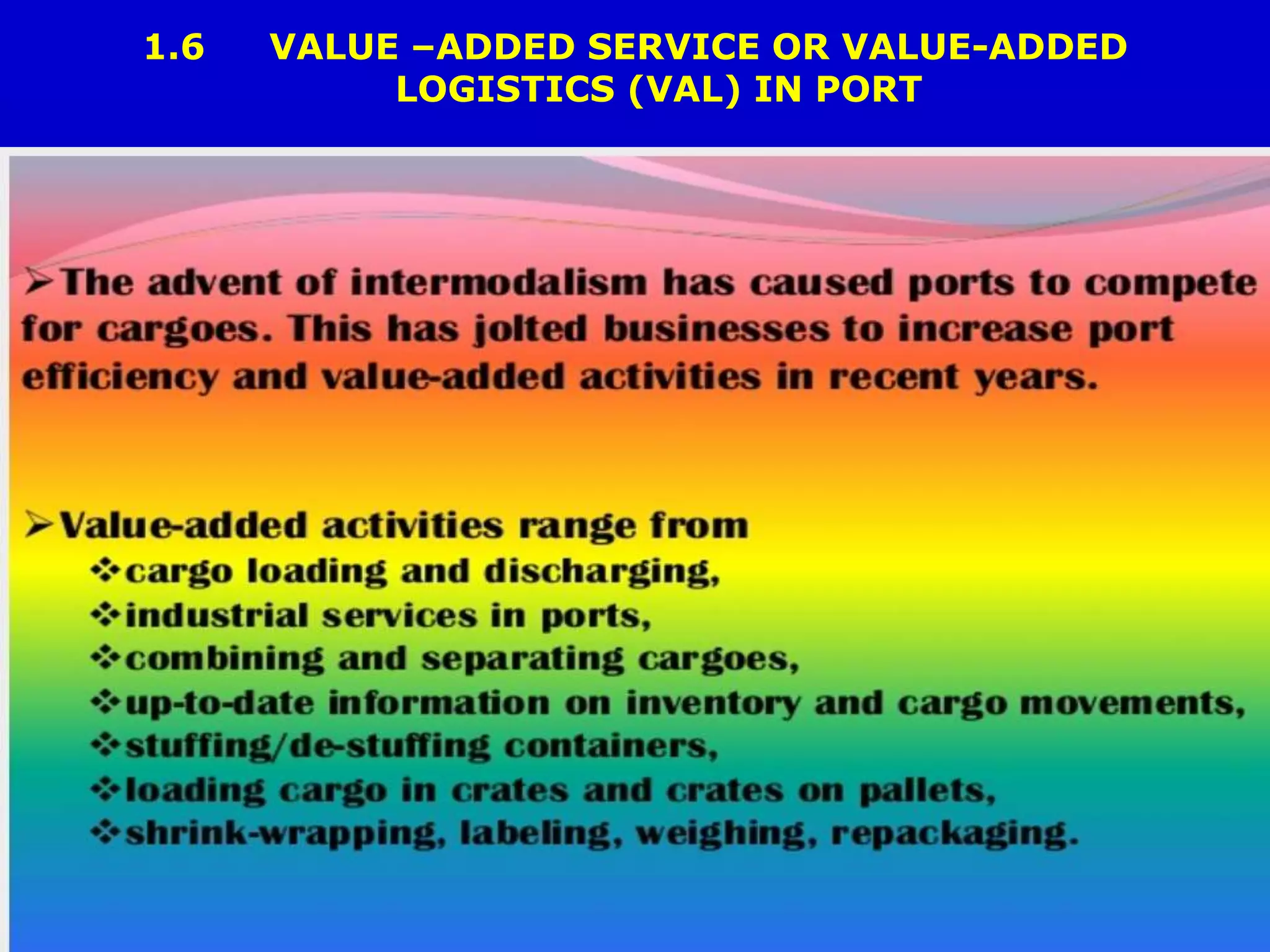 Port and Terminal Operations Management PPT | PPT