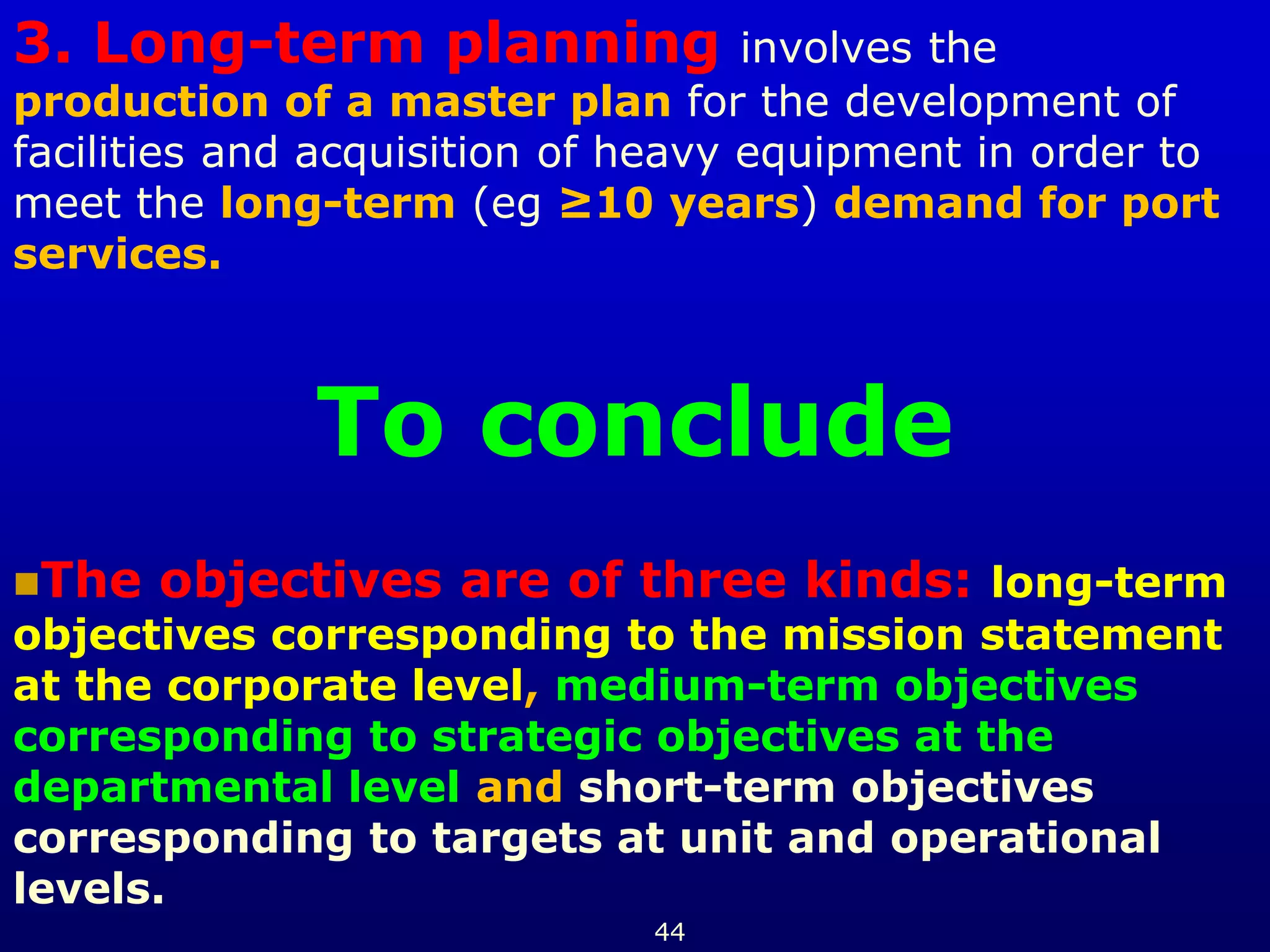 Port and Terminal Operations Management PPT | PPT