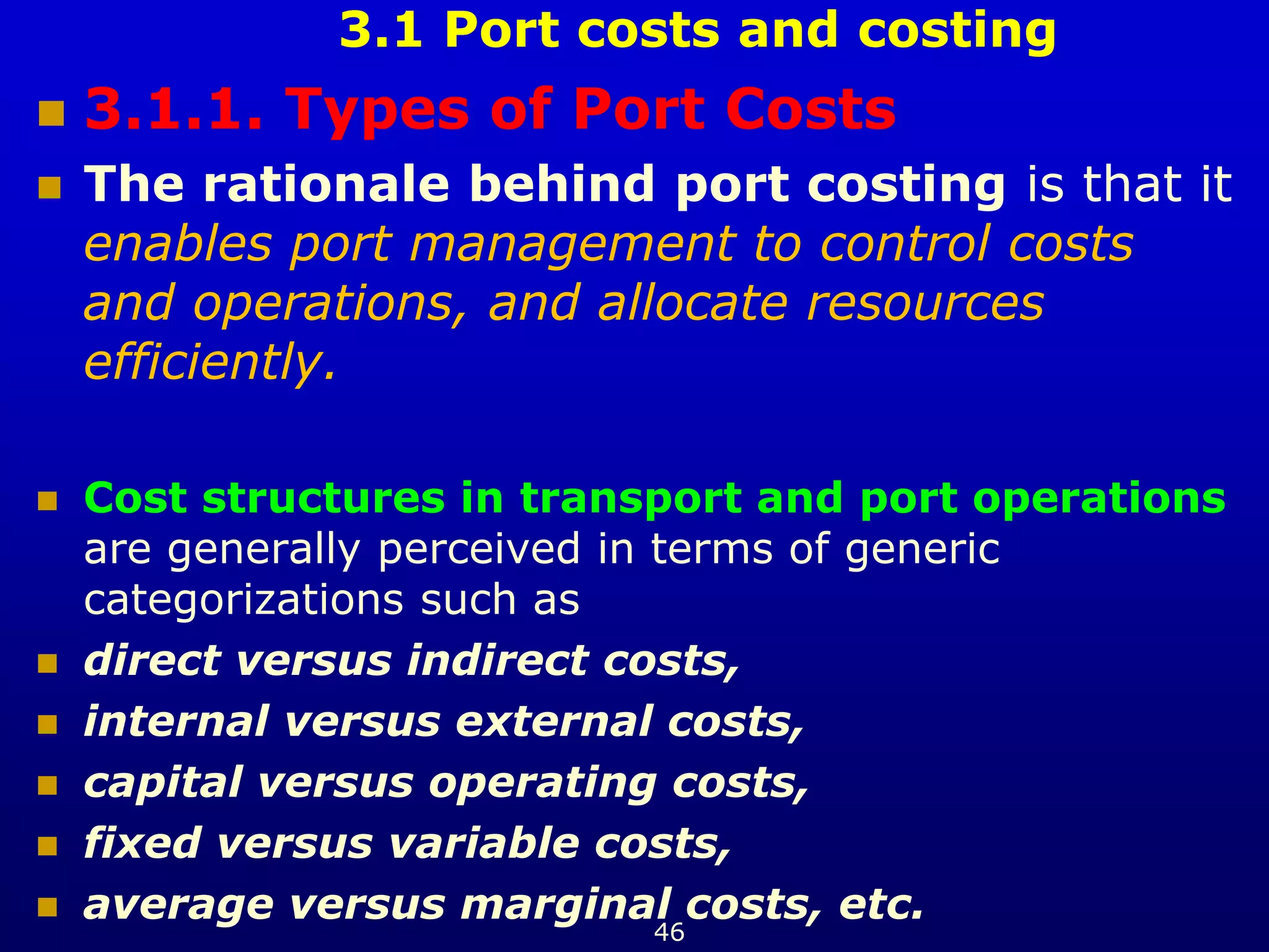 Port and Terminal Operations Management PPT | PPT