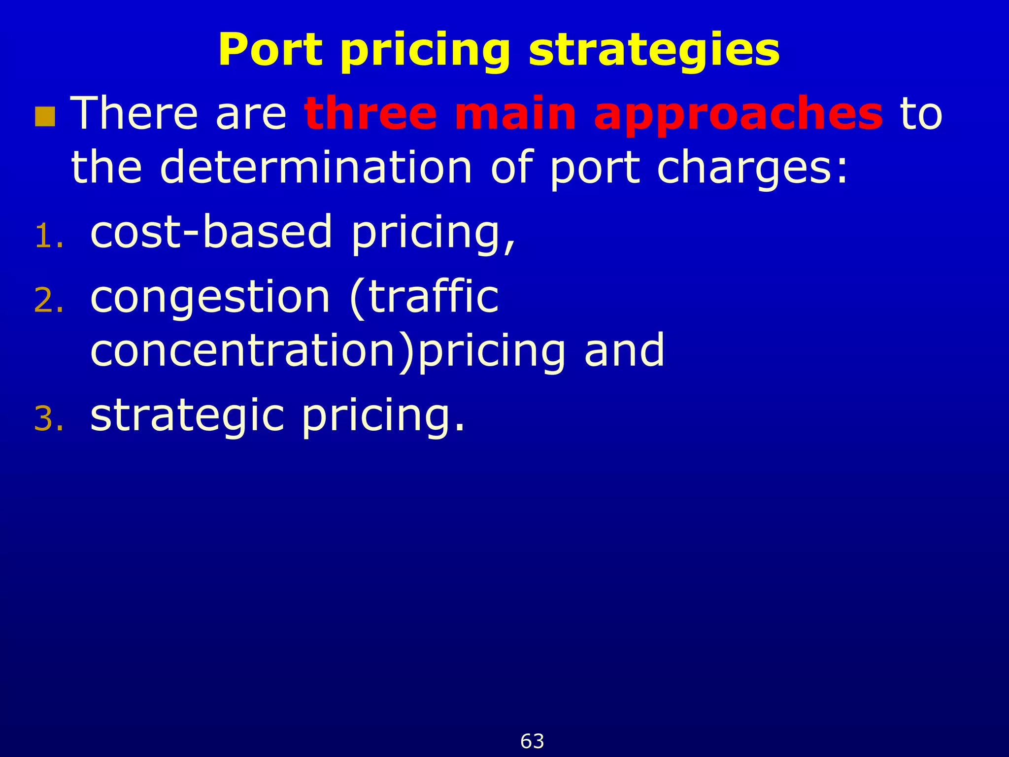 Port and Terminal Operations Management PPT | PPT