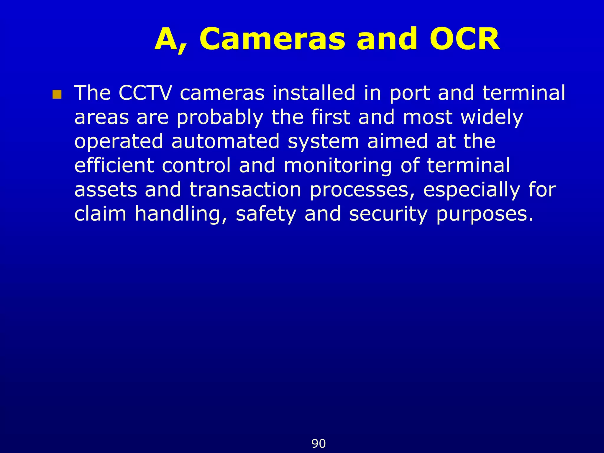 Port and Terminal Operations Management PPT | PPT