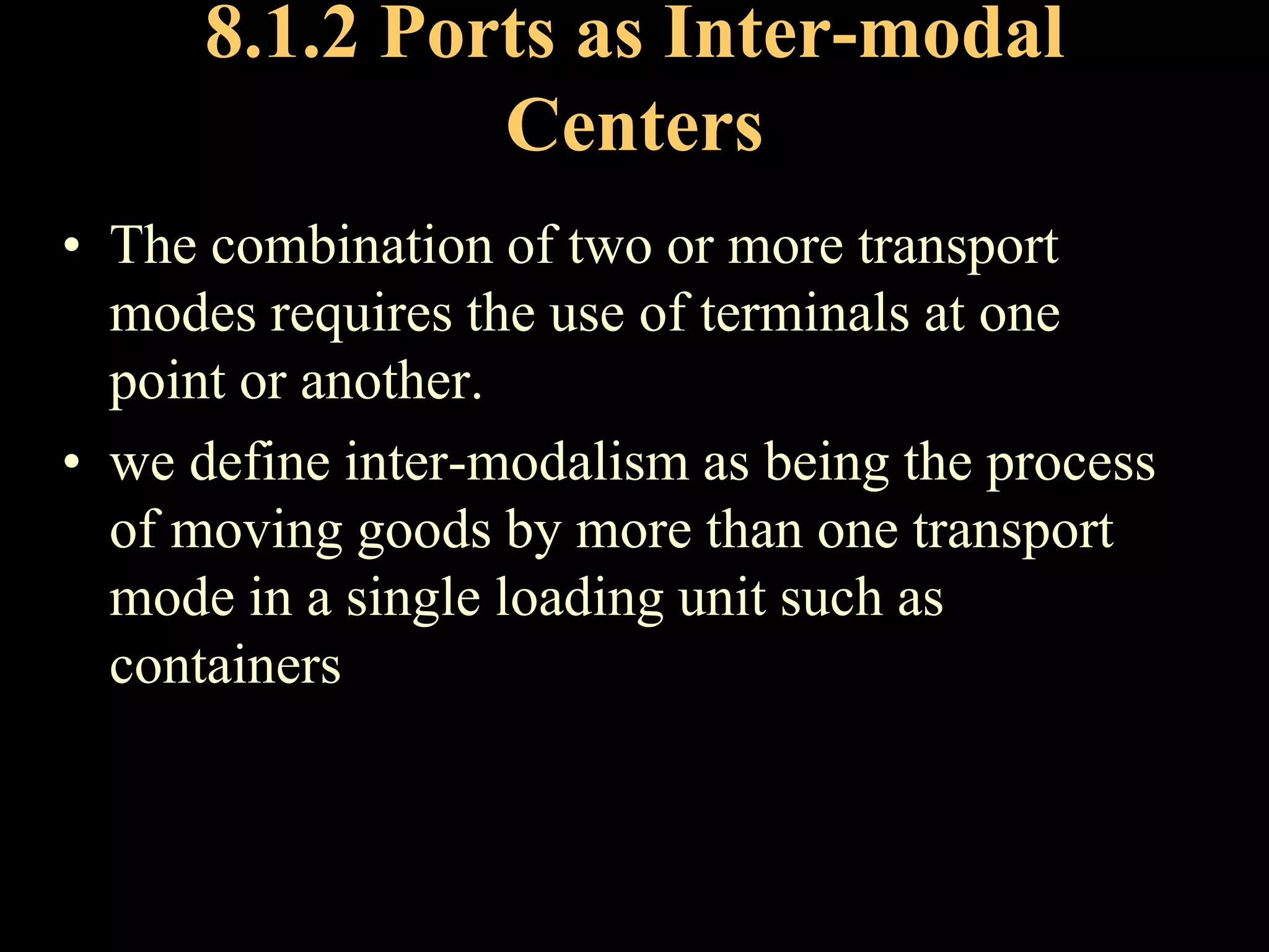 Port and Terminal Operations Management PPT | PPT