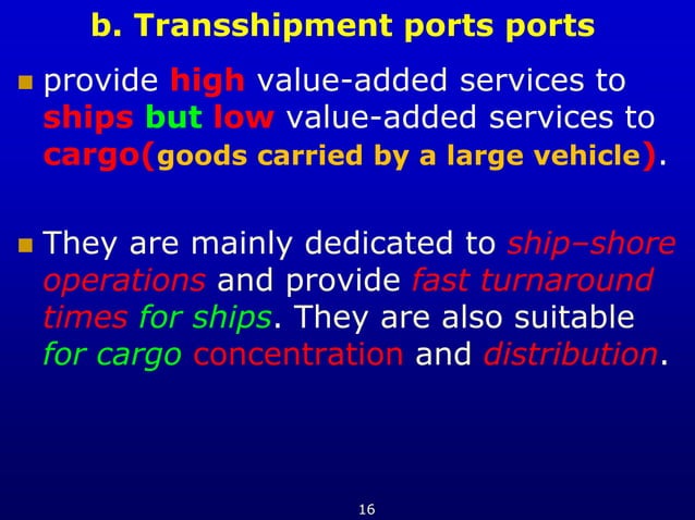Port and Terminal Operations Management PPT | PPT | Cruises | Travel Type
