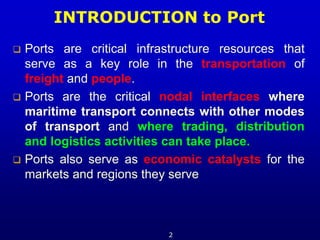 Port and Terminal Operations Management PPT | PPT