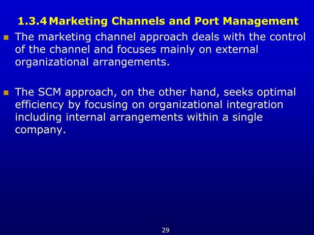 Port and Terminal Operations Management PPT | PPT | Cruises | Travel Type