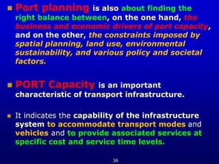 Port and Terminal Operations Management PPT | PPT