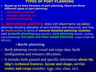 Port and Terminal Operations Management PPT | PPT
