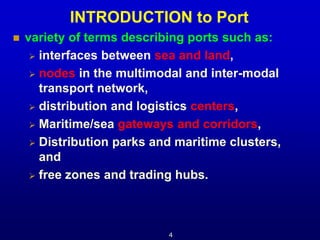 Port and Terminal Operations Management PPT | PPT