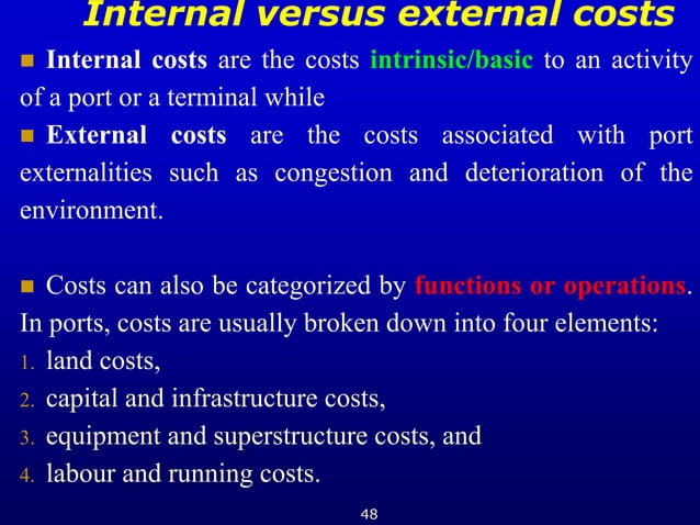 Port and Terminal Operations Management PPT | PPT | Cruises | Travel Type