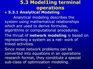 Port and Terminal Operations Management PPT | PPT
