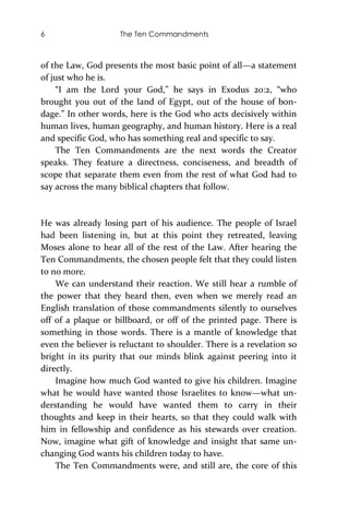 The Ten Commandments, a book about the biblical text by Peter Zelinski ...