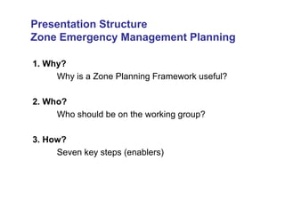 Zemc Planning Framework | PDF