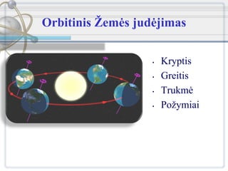 Zemes orbitinis judejimas | PDF