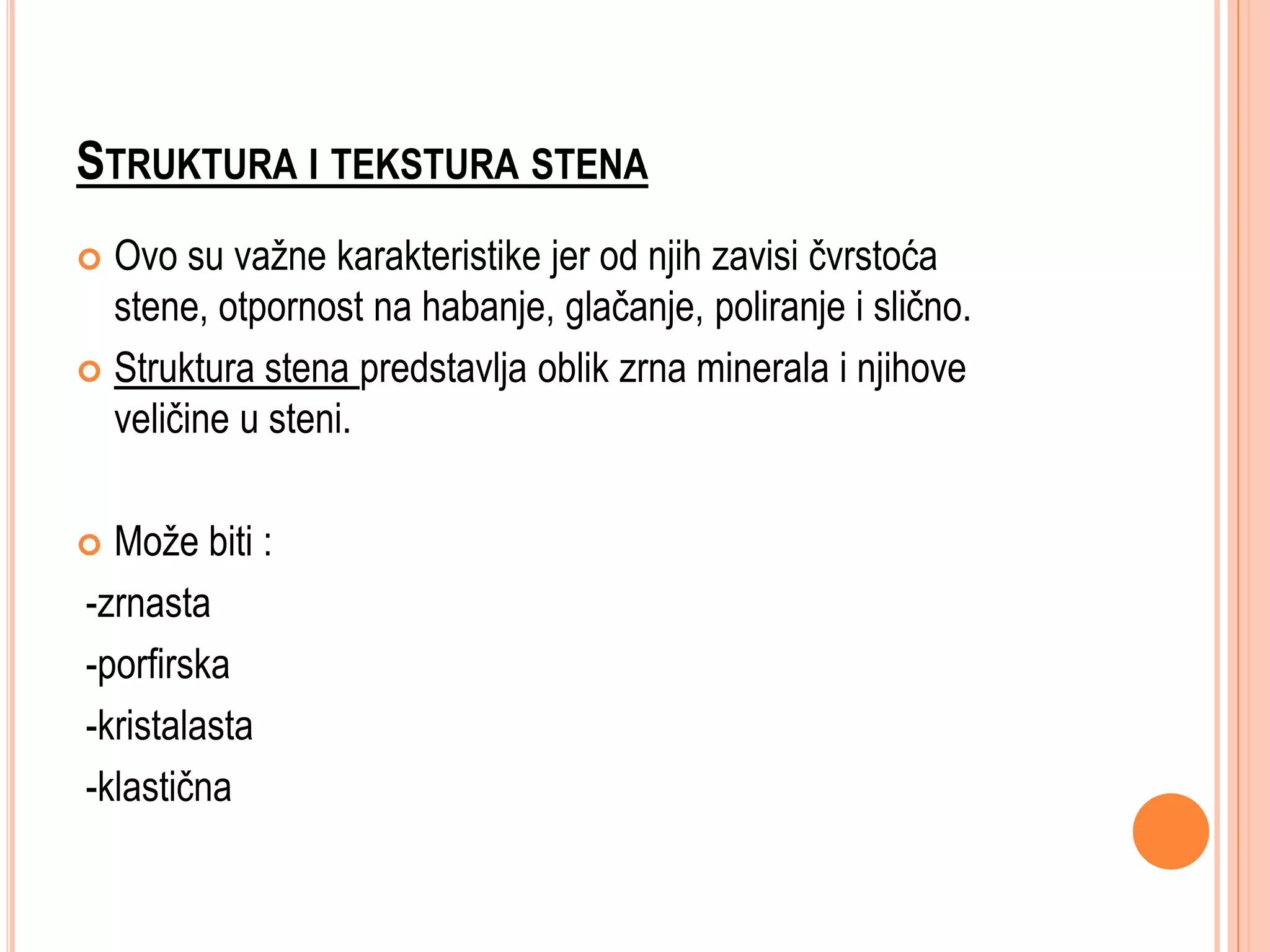 Zemlja stene-minerali | PPSX