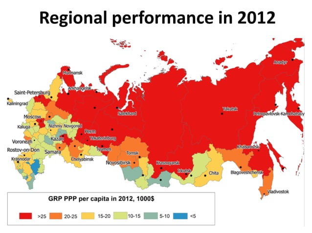 Factors and types of regional development in Russia | PPT