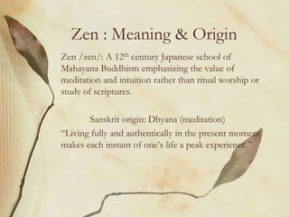 Zen philosophy of interior design | PPT