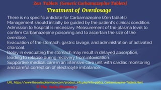 Zen Tablets (Generic Carbamazepine Tablets) | PDF