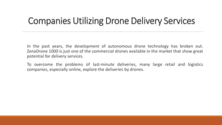 Zena drone 1000 uses in Commercial Drone Industry | PDF | Aviation ...
