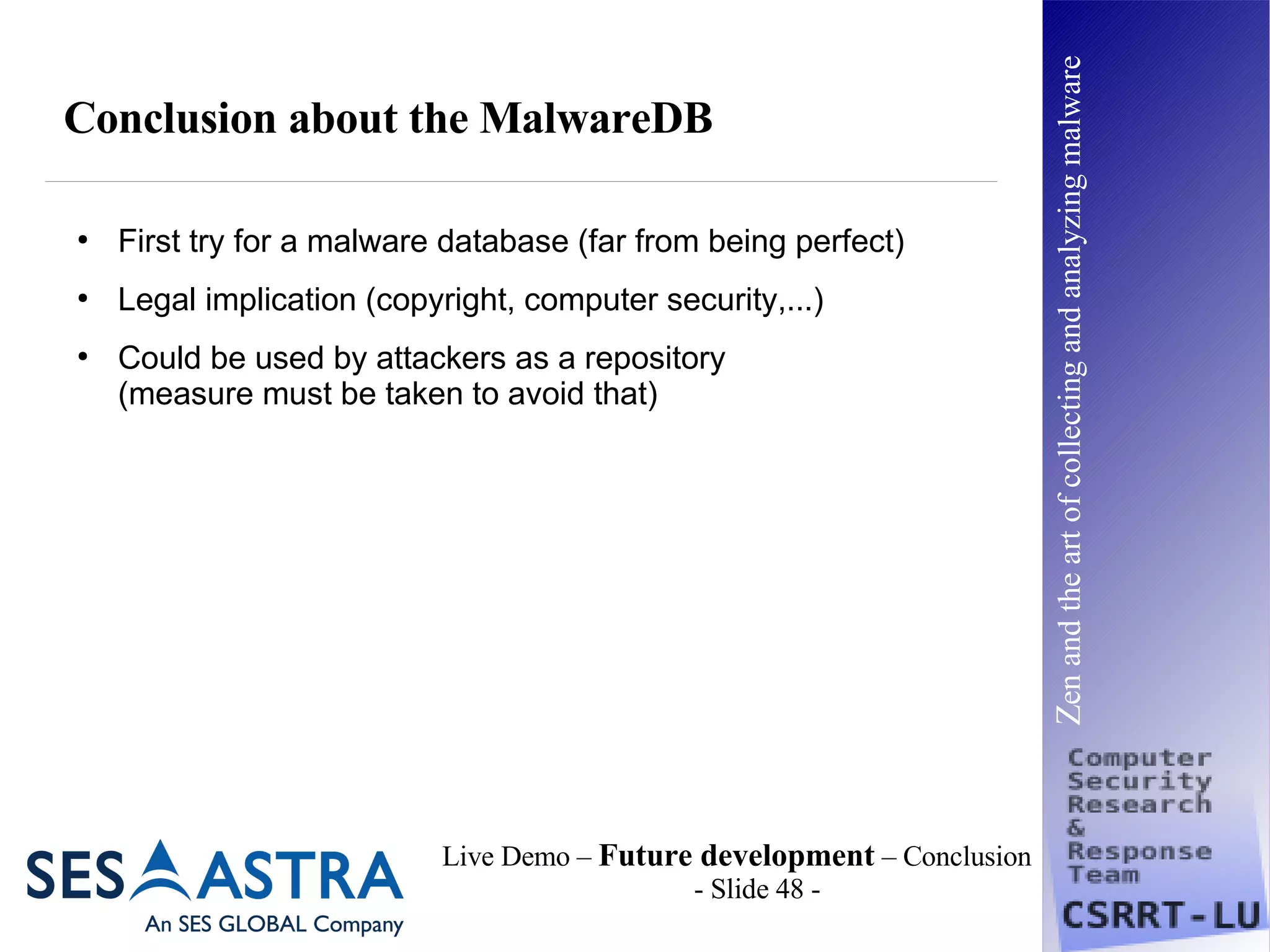 Zen and the art of collecting and analyzing malware | PDF