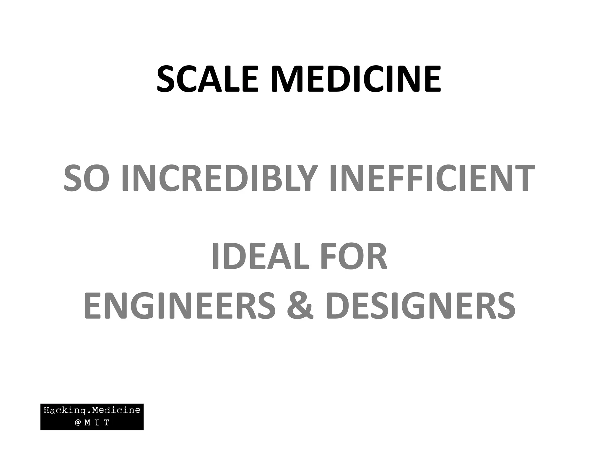 Zen Chu - Hacking Medicine Examples From MIT & Beyond | PDF