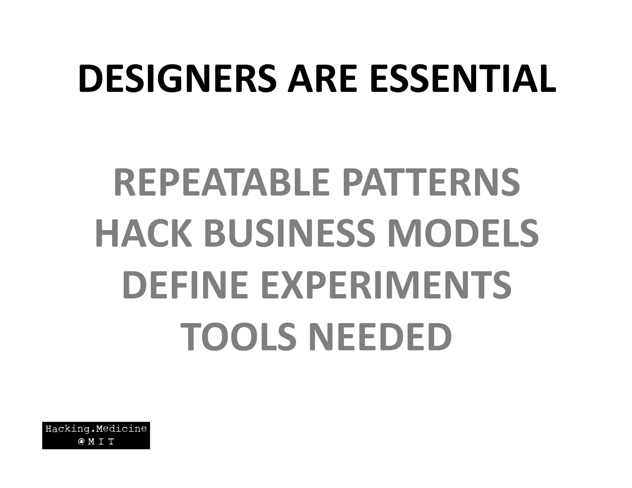 Zen Chu - Hacking Medicine Examples From MIT & Beyond | PDF