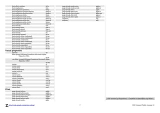 Zen Coding Cheat Sheet | PDF