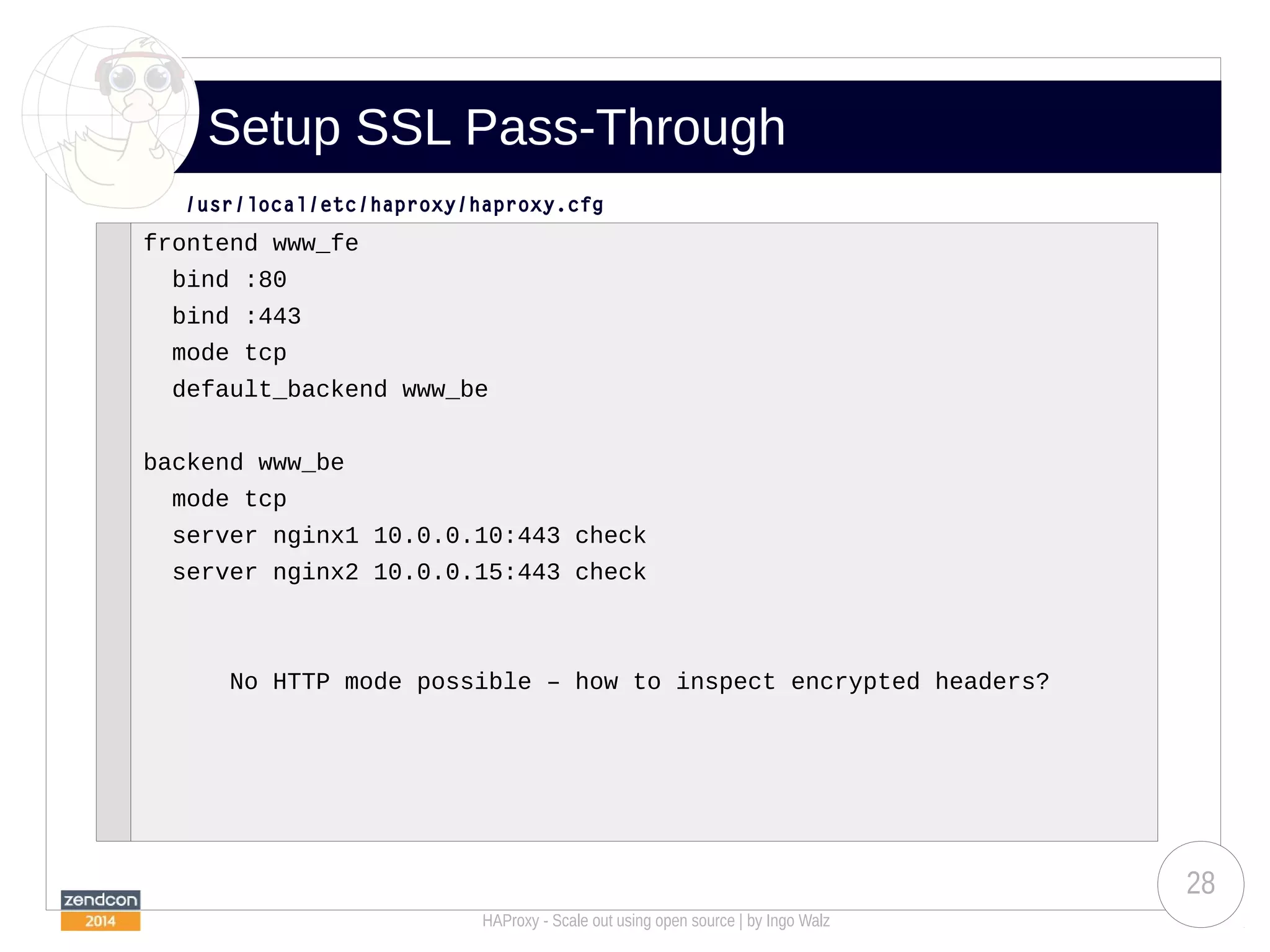 HAProxy scale out using open source | ODP