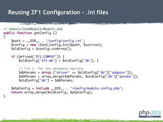 Zend con practical-zf1-zf2-migration | PPT