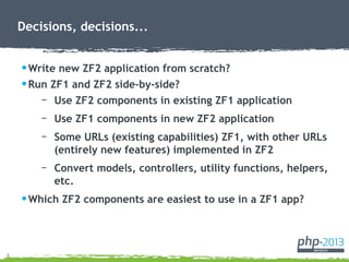 Zend con practical-zf1-zf2-migration | PPT
