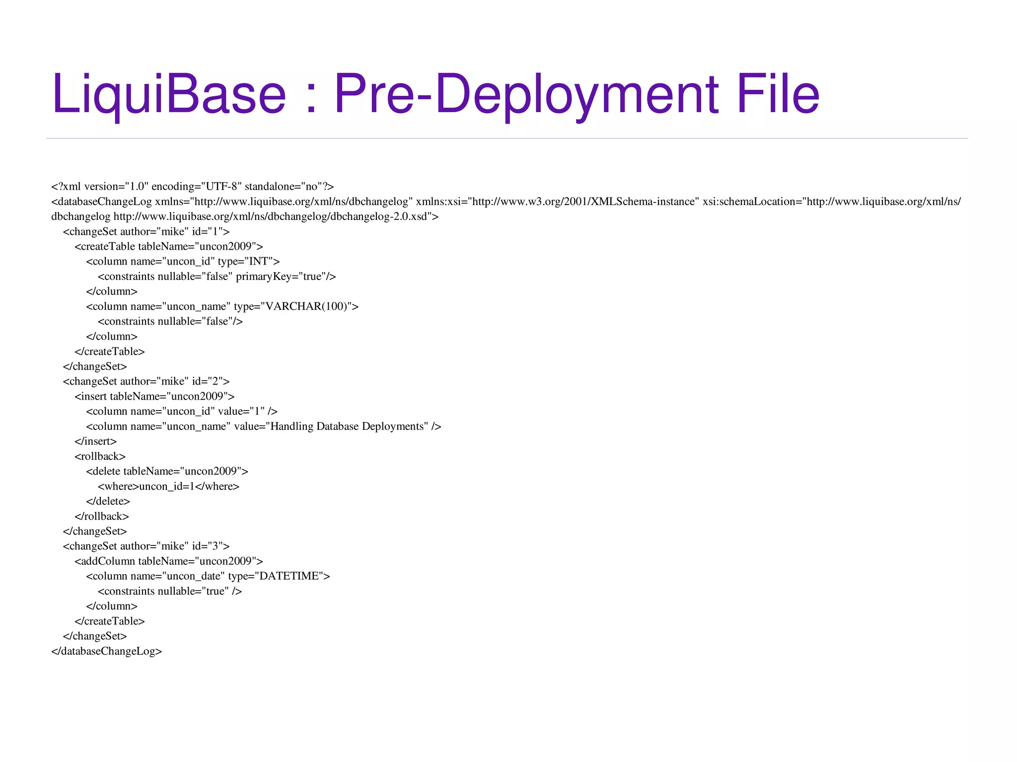 Handling Database Deployments Ppt