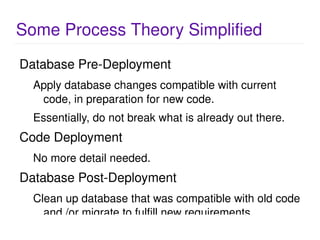 Handling Database Deployments | ODP | Databases | Computer Software and Applications