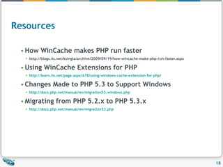 PHP on Windows - What's New | PPT