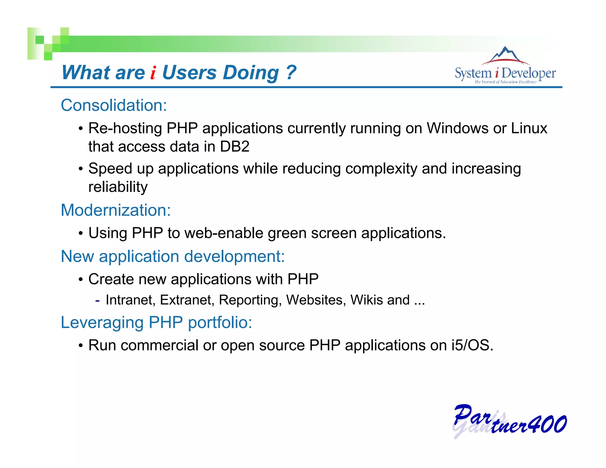 Modernizing i5 Applications | PPT
