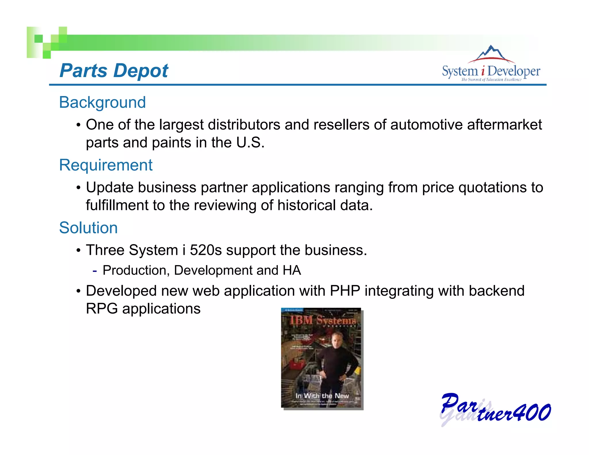 Modernizing i5 Applications | PPT
